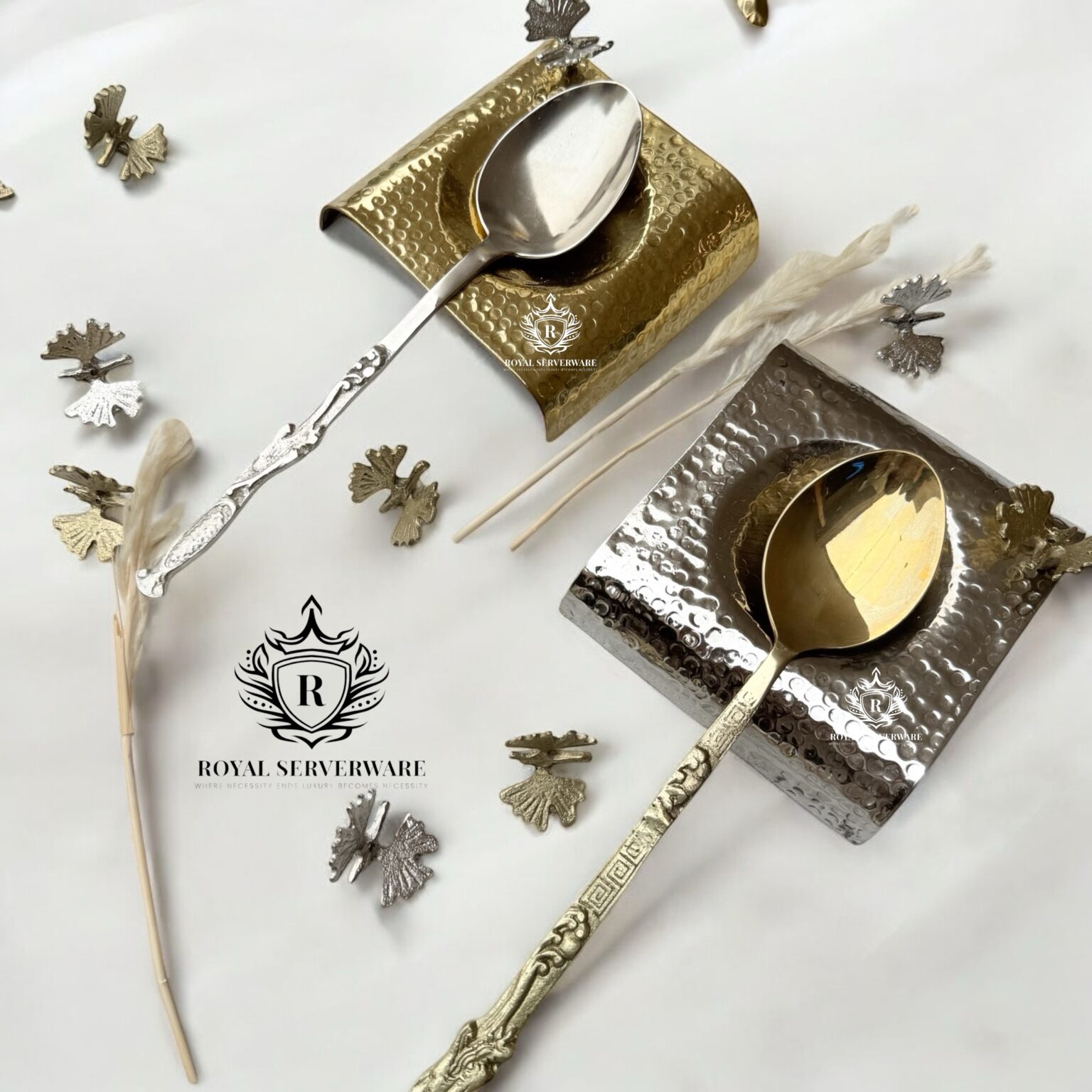 Royal Serveware - Luxury HandCrafted copper & Brass Serveware