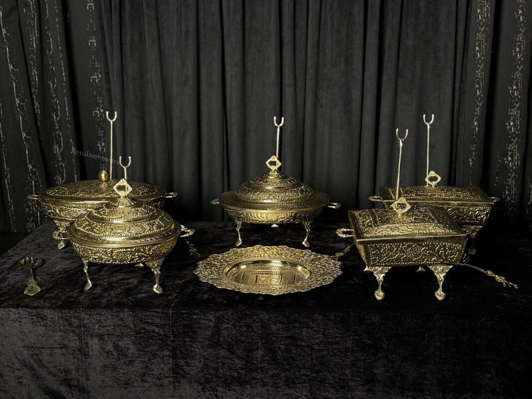 6 pcs cutwork dish set - Royal Serveware